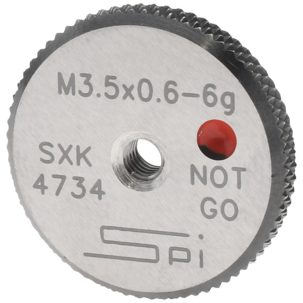 SPI - Threaded Ring Gage: M3.5 x 0.60 Thread, Metric, Class 6G, No Go | MSC Direct