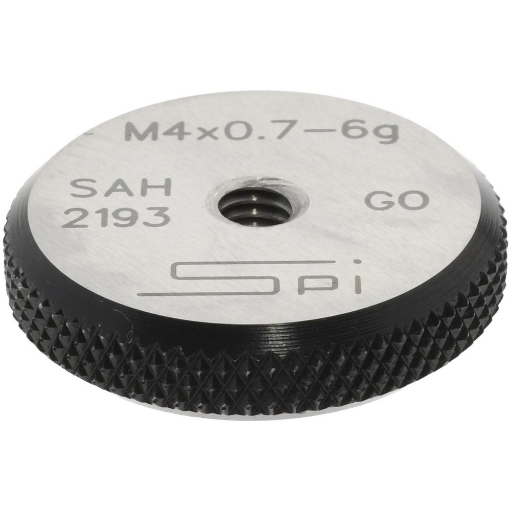 SPI - Threaded Ring Gage: M4 x 0.70 Thread, Metric, Class 6G, Go | MSC ...