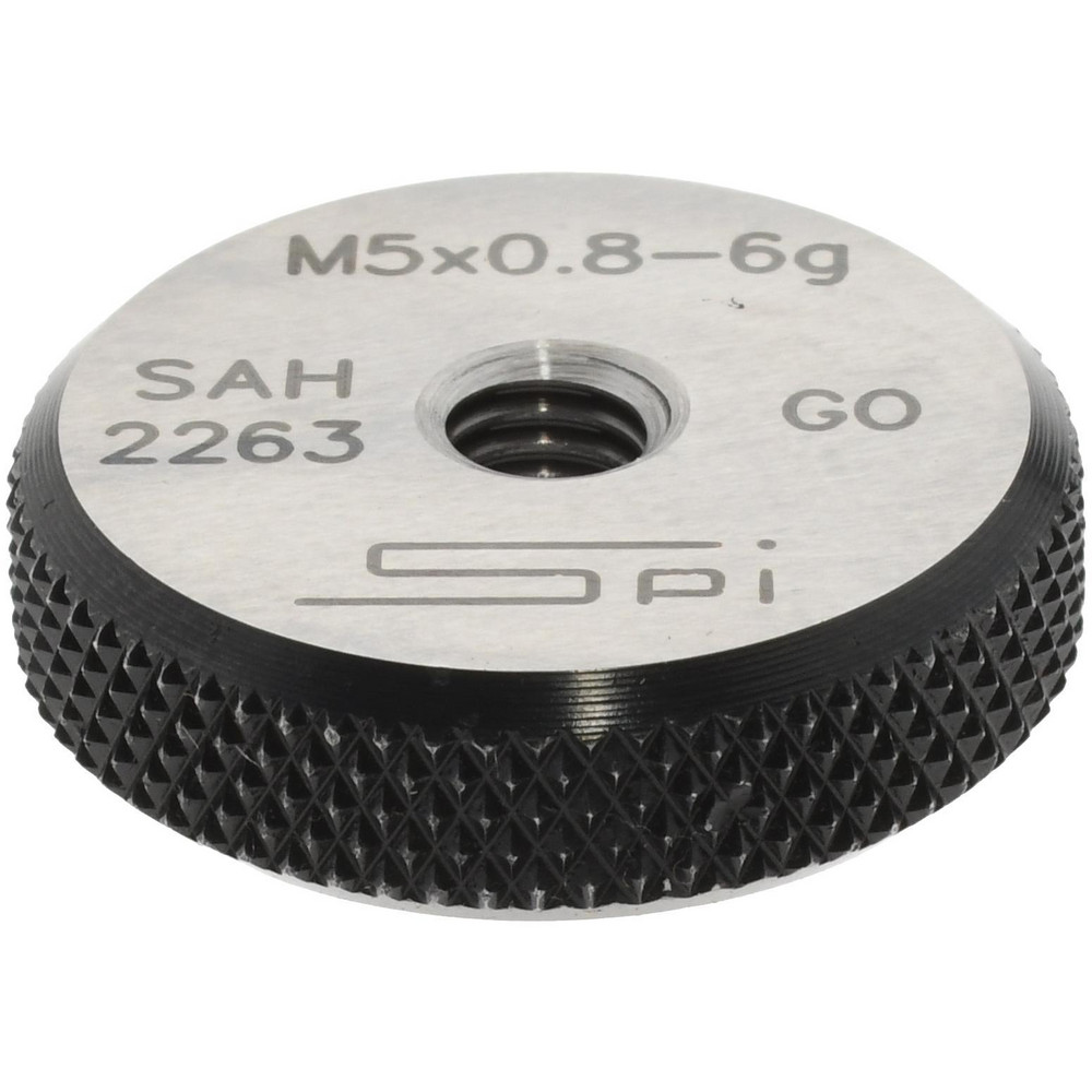 SPI - Threaded Ring Gage: M5 x 0.80 Thread, Metric, Class 6G, Go | MSC ...
