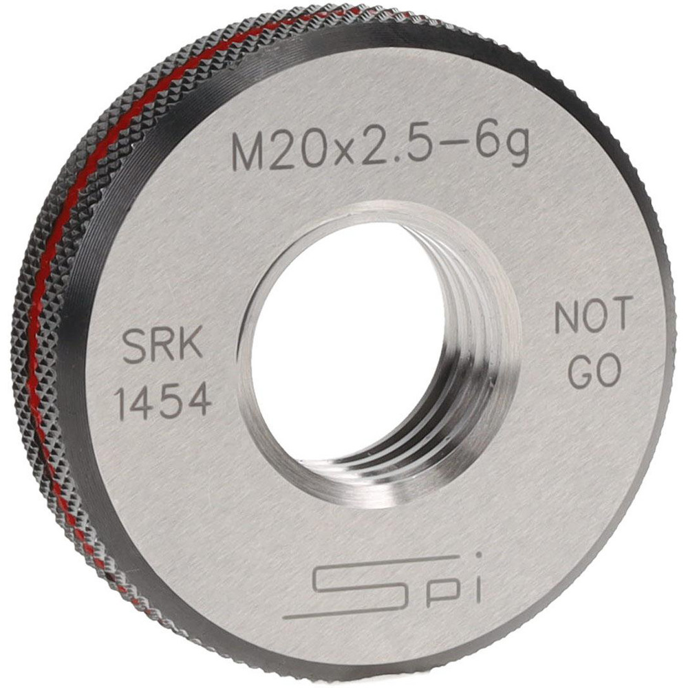SPI - Threaded Ring Gage: M20 x 2.50 Thread, Metric, Class 6G, No Go | MSC Direct
