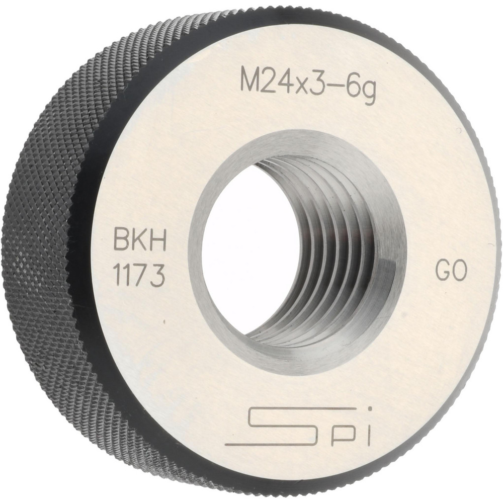 SPI - Threaded Ring Gage: M24 x 3.00 Thread, Metric, Class 6G, Go | MSC Direct