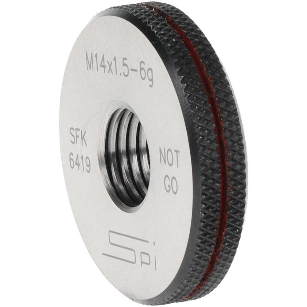 SPI - Threaded Ring Gage: M14 x 1.50 Thread, Metric, Class 6G, No Go ...