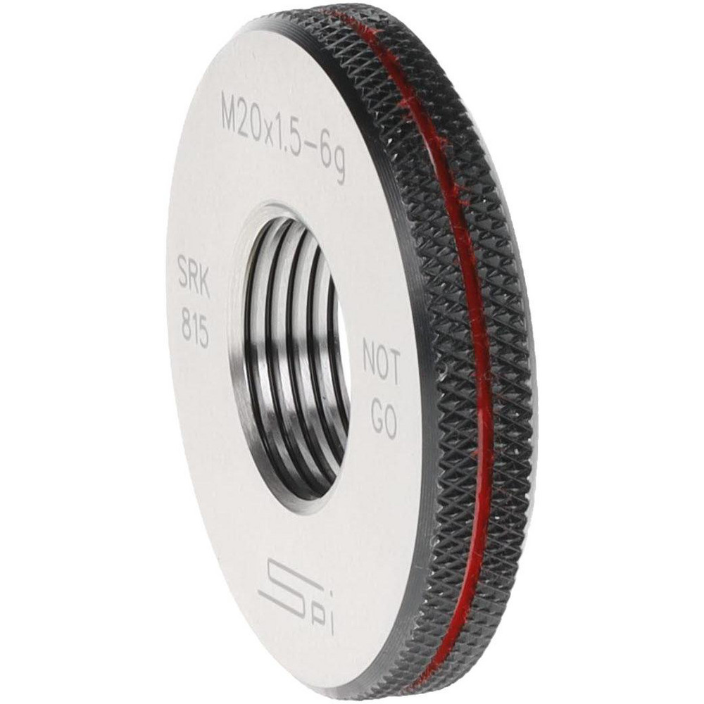 SPI - Threaded Ring Gage: M20 x 1.50 Thread, Metric, Class 6G, No Go ...