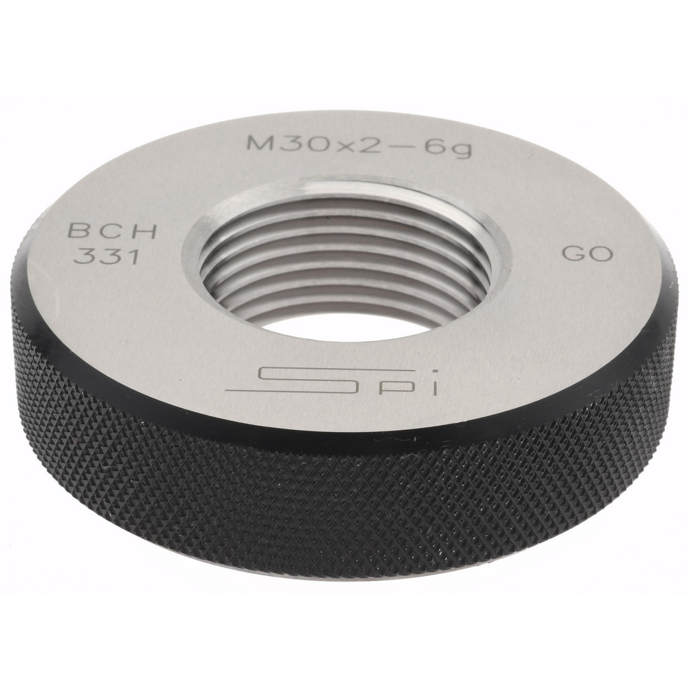 SPI - Threaded Ring Gage: M30 x 2.00 Thread, Metric, Class 6G, Go | MSC ...