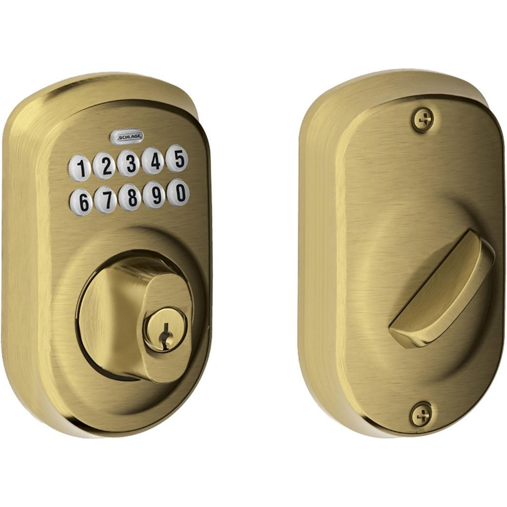 Schlage - Deadbolts: Deadbolt Type: Deadbolt; Lock Type: Single ...