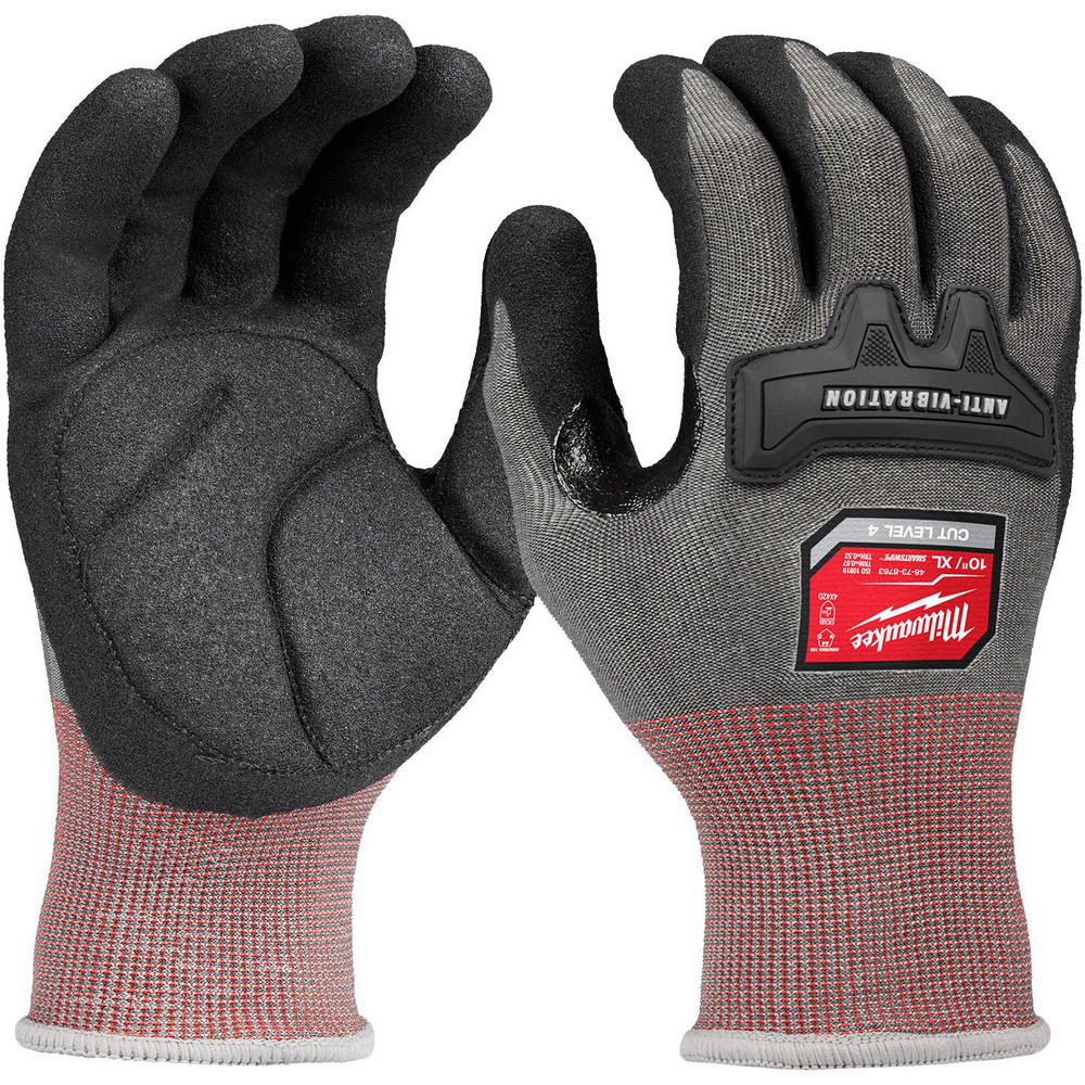 Milwaukee Tool - Work Gloves: Milwaukee Anti-Vibration, Size Medium ...