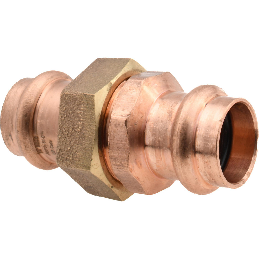 NIBCO - Wrot Copper Pipe Union: 3/4" Fitting, P x P, Press Fitting ...
