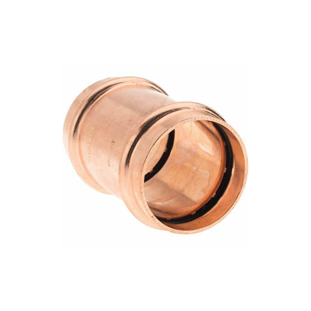 NIBCO - Wrot Copper Pipe Coupling: 2" Fitting, P x P, Press Fitting ...