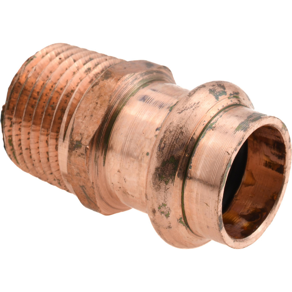 NIBCO - Wrot Copper Pipe Adapter: 1/2" Fitting, P x M, Press Fitting ...
