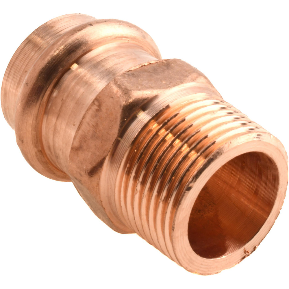 NIBCO - Wrot Copper Pipe Adapter: 3/4" Fitting, P x M, Press Fitting ...
