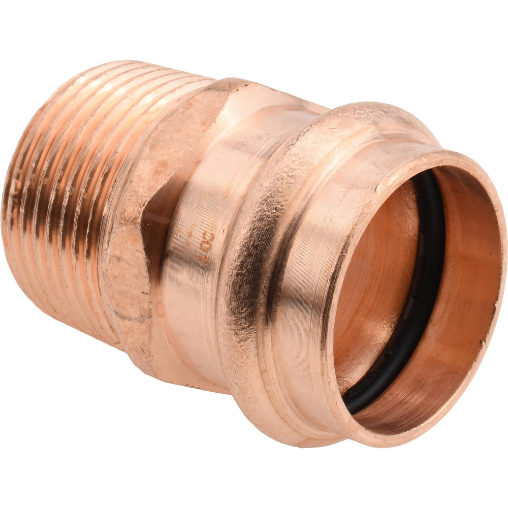 NIBCO - Wrot Copper Pipe Adapter: 1" Fitting, P x M, Press Fitting ...