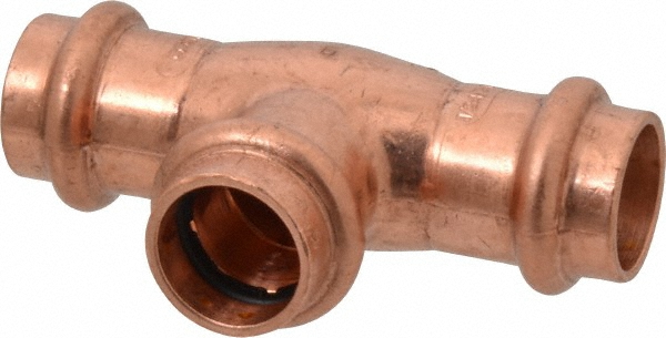 NIBCO - Wrot Copper Pipe Tee: 1/2" Fitting, P, Press Fitting, Lead Free ...