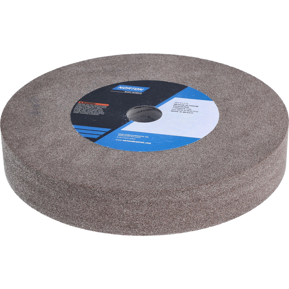 Norton - Bench & Pedestal Grinding Wheel: 12" Dia, 2" Thick, 1-1/2 ...