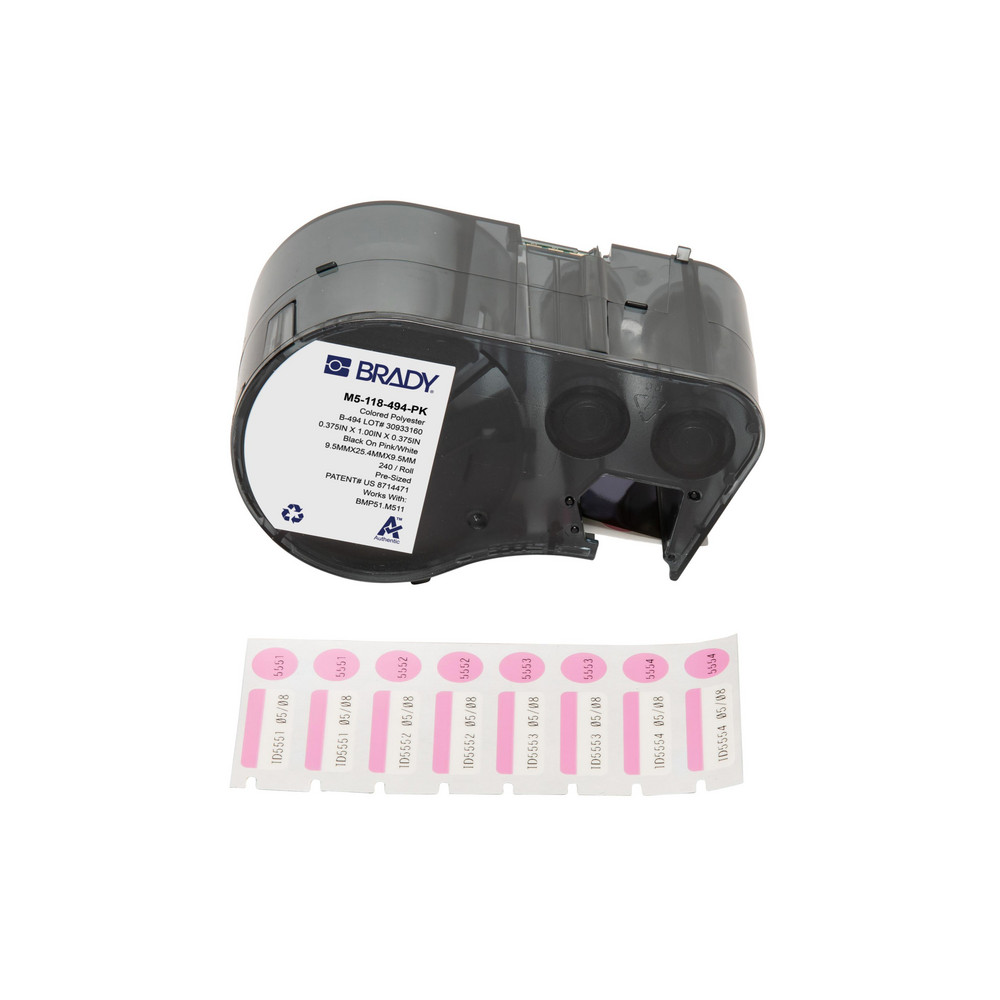 Brady - Labels, Ribbons & Tapes; Application: Label Printer Cartridge ...