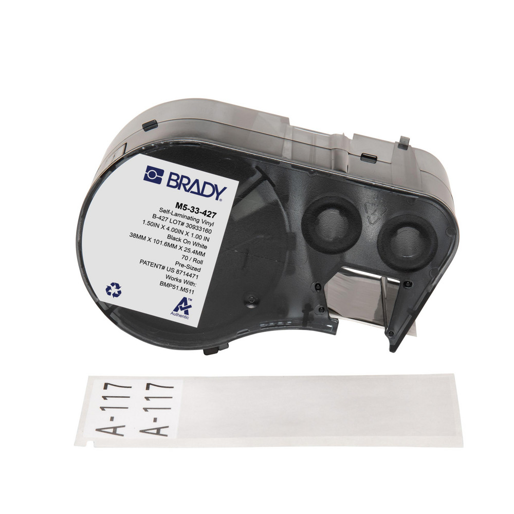 Brady - Labels, Ribbons & Tapes; Application: Self-Laminating Labels ...
