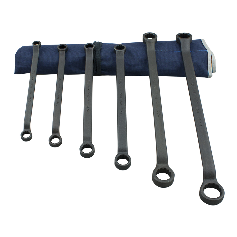 Martin Tools - Box Wrench Set: 6 Pc, 3/8 x 7/16 to 13/16 x 7/8" Wrench ...