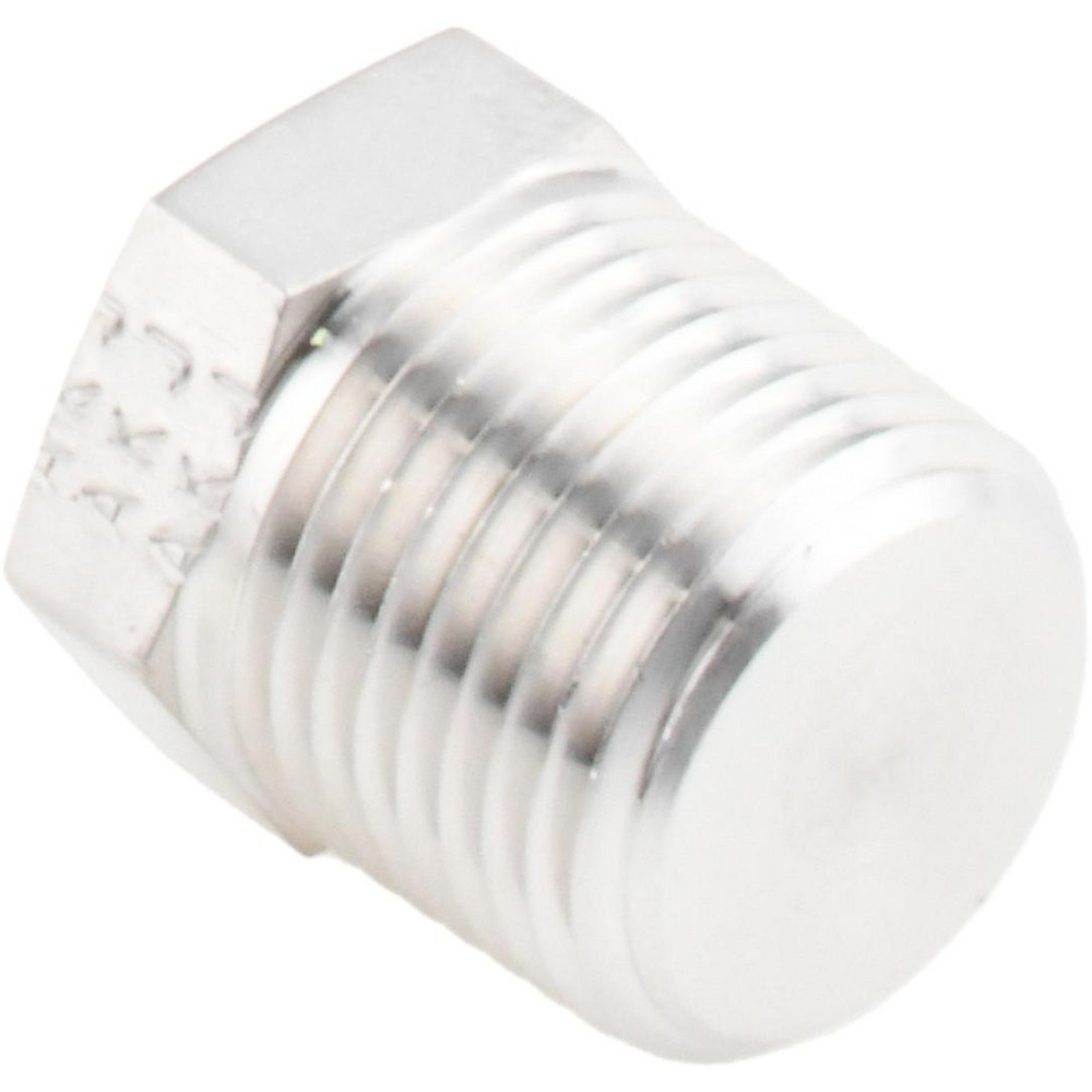 Made in USA - Pipe Hex Plug: 3/8", 316 Stainless Steel | MSC Direct