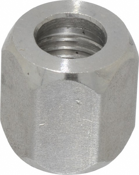 Made in USA - Stainless Steel Flared Tube Nut: 1/4" OD, 7/16-20 Thread ...