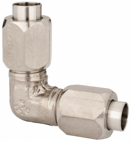 Made in USA - Stainless Steel Flared Tube Union: 3/8" OD, 37 deg Flared ...