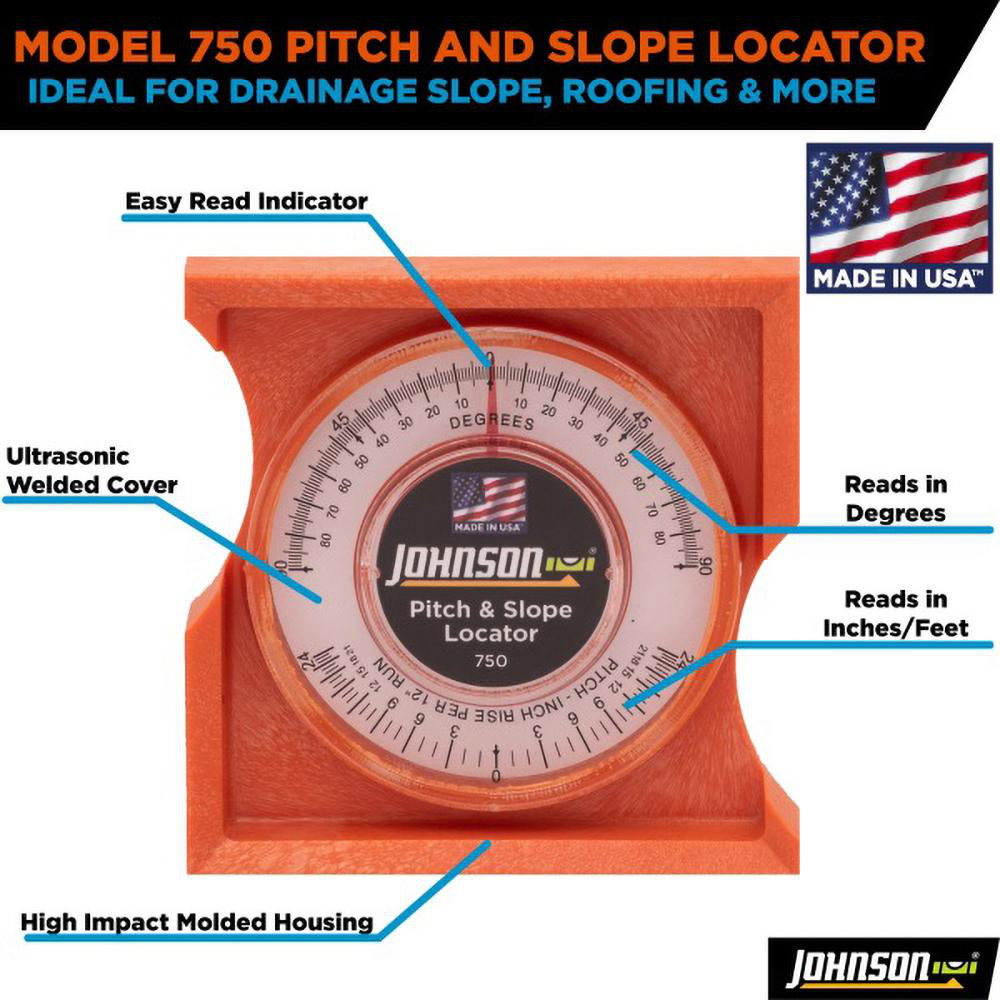 Johnson Level & Tool - (4) 90° Measuring Range, Protractor | MSC Direct