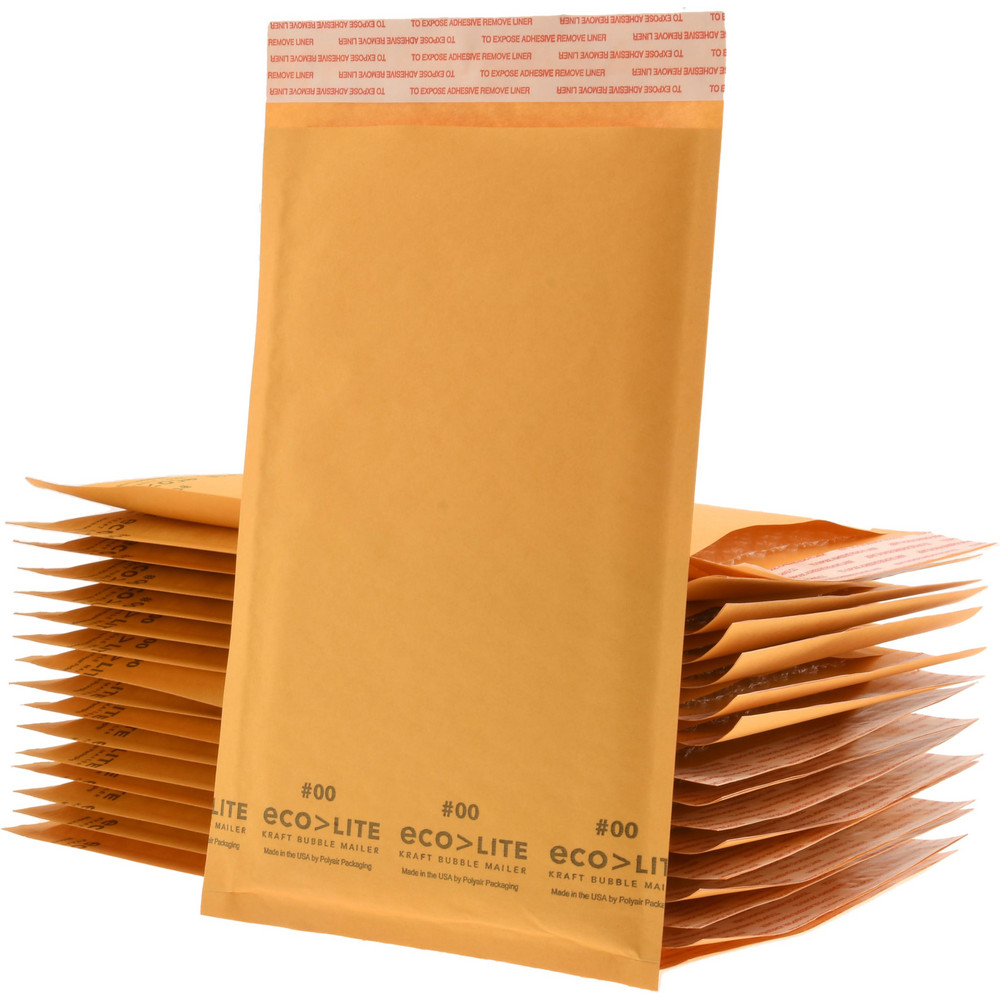 Made in USA - Jiffylite Bubble Cushioned Mailer: Self-Seal, 5" OAW, 10 ...