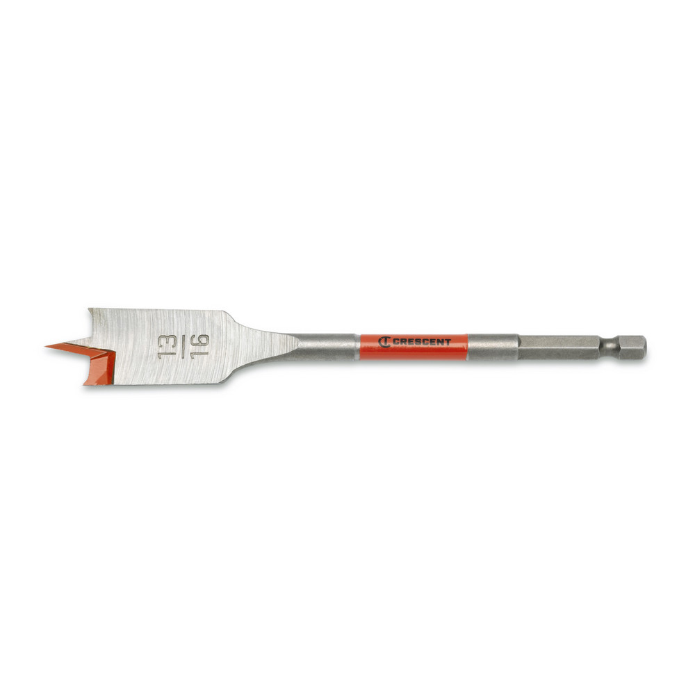 Crescent - Spade-Blade Drill Bits: 13/16, 0.2500 in, Hex, 8.46 in | MSC ...