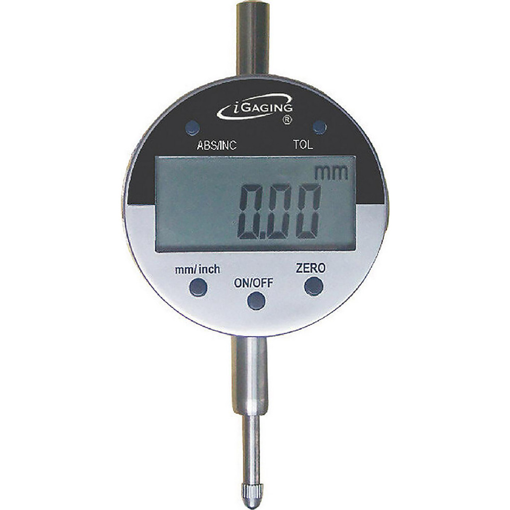 iGaging - LCD Electronic Drop Indicator: Flat & Lug Back | MSC Direct