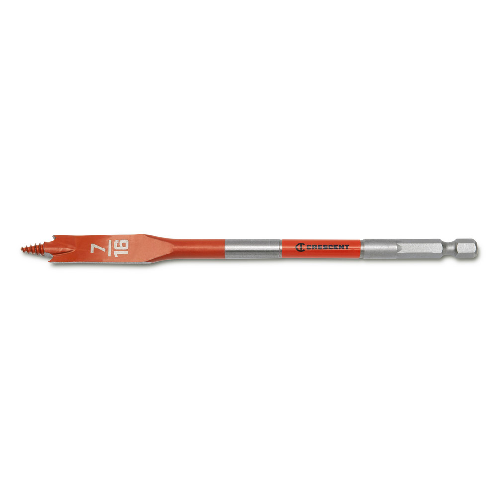 Crescent - Spade-Blade Drill Bits: Drill Bit Size (Inch): 7/16; Shank ...