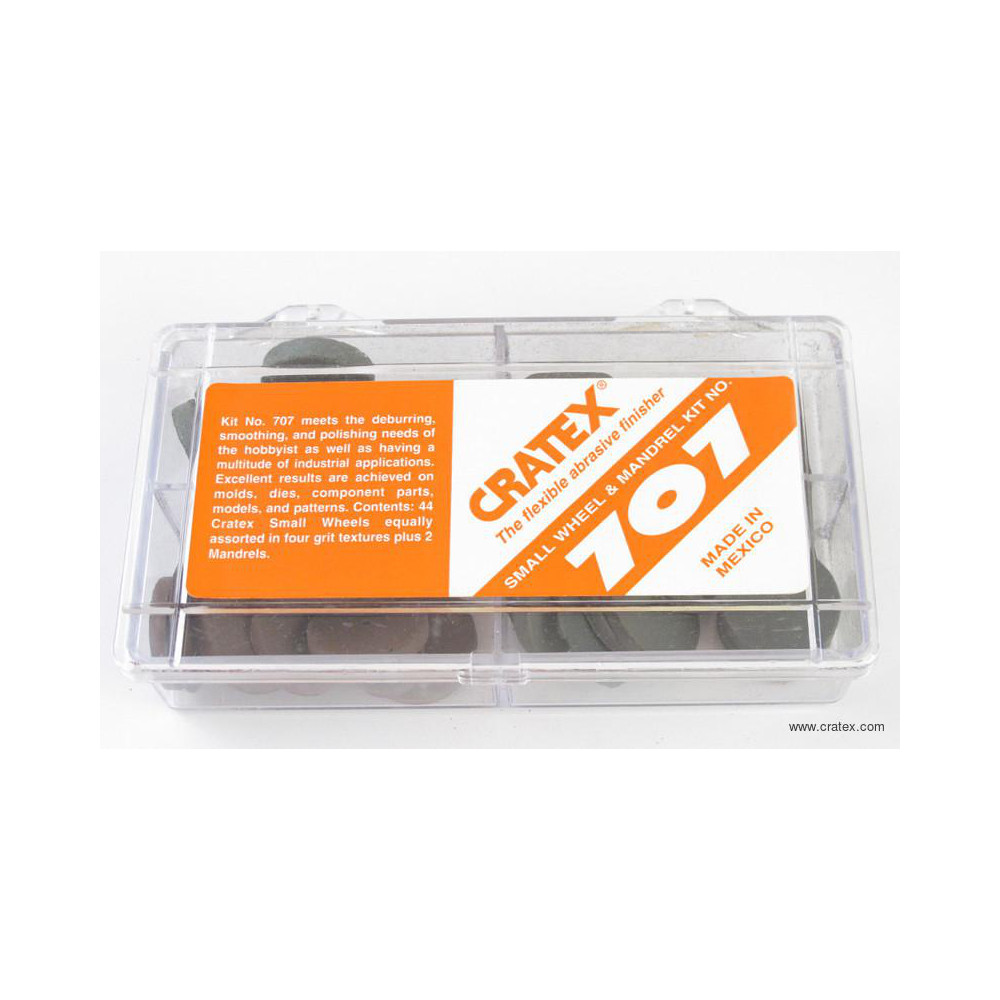 Cratex - 38 Piece Rubberized Small Abrasive Wheel Set | MSC Direct