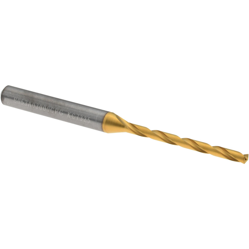 Kennametal - Taper Length Drill Bit: 3.60 mm (0.1417) Dia, 132 deg ...