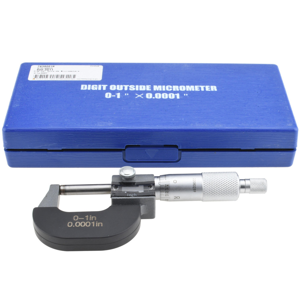 Value Collection - Mechanical Outside Micrometer: 1" Range, 0.0001 ...