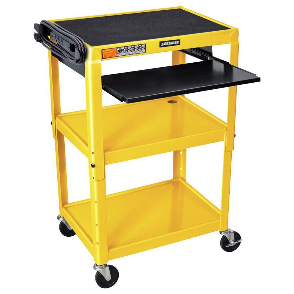 Luxor - Utility Utility Cart: 24" Long, 18" Wide, Powder Coated Steel ...