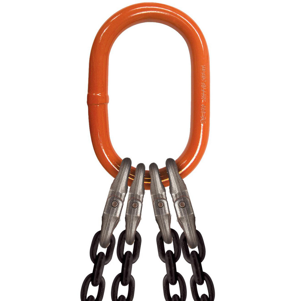 Lift-All - Chain Sling: DASB, 10' Long, 4300 lb Capacity at 30 deg, 9/ ...