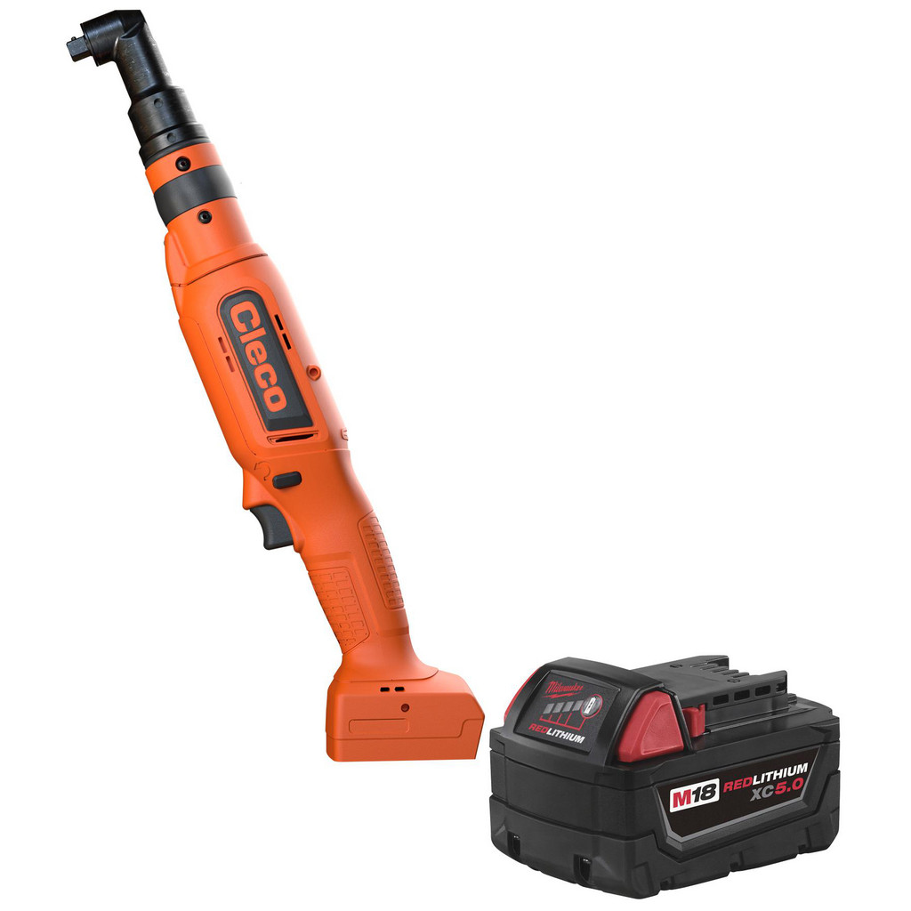 Cleco - CellClutch Cordless Right Angle Nutrunner, 360 RPM, 6.1-15.5 ft ...