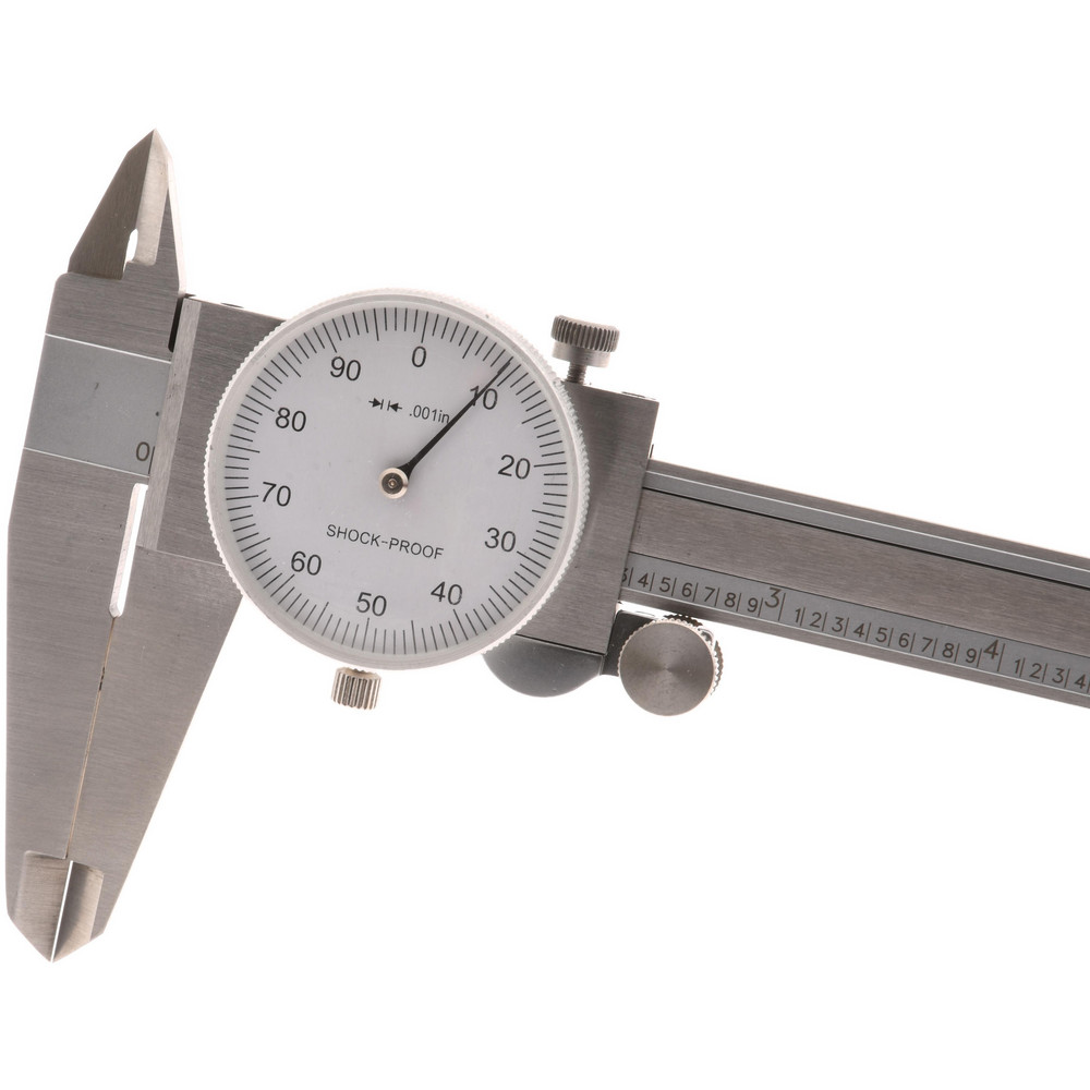 Value Collection - Dial Caliper: 12", 0.001000" Graduation, 0.2" per ...