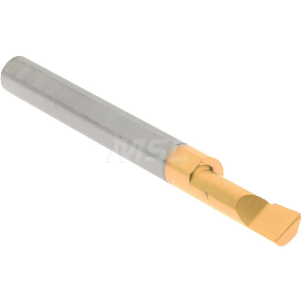 Accupro - Boring Bar: 1/2" Max Depth, Right Hand, 3/16" Shank Dia, Micrograin Solid Carbide ...