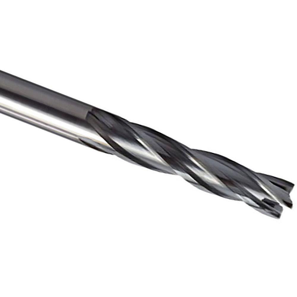 US Union Tool - Square End Mill: 0.02" Dia, 0.0600" LOC, 4 Flute, Solid ...