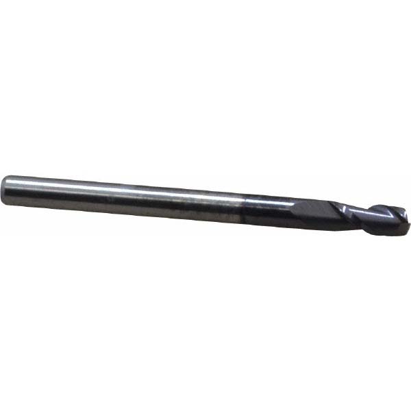 Accupro - 3mm, 6mm LOC, 3mm Shank Diam, 38mm OAL, 2 Flute, Solid ...