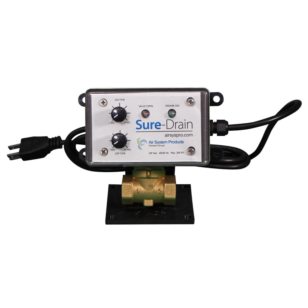 Air System Products - Condensate Drains & Accessories: Inlet Size: 0.25 ...