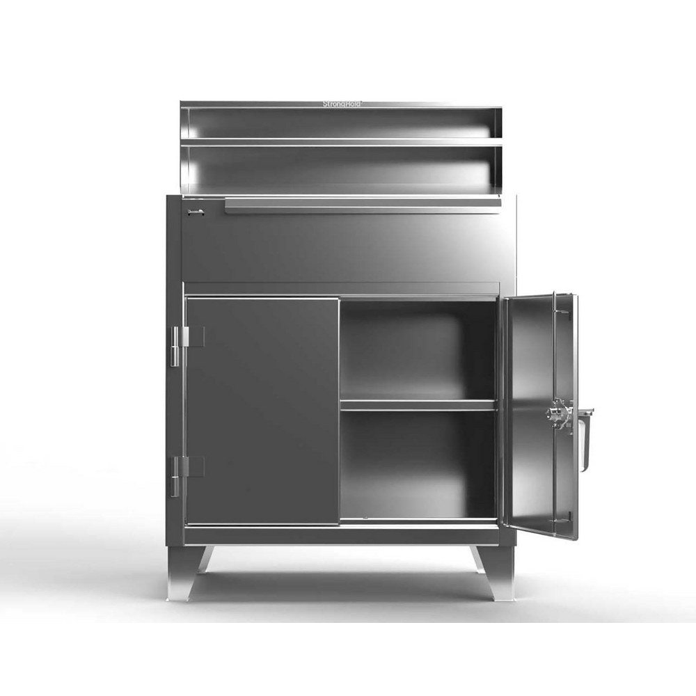 Strong Hold - Stationary Industrial Workstation: 36" Wide, 28" Deep, 54 ...