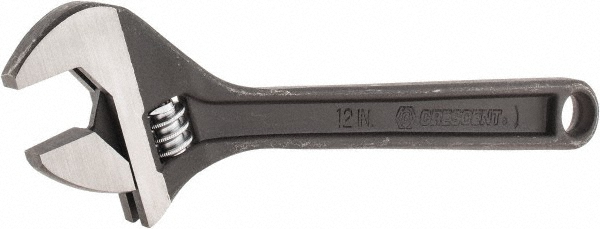 Crescent - Adjustable Wrench: 12" OAL, 1-1/2" Jaw Capacity | MSC Direct