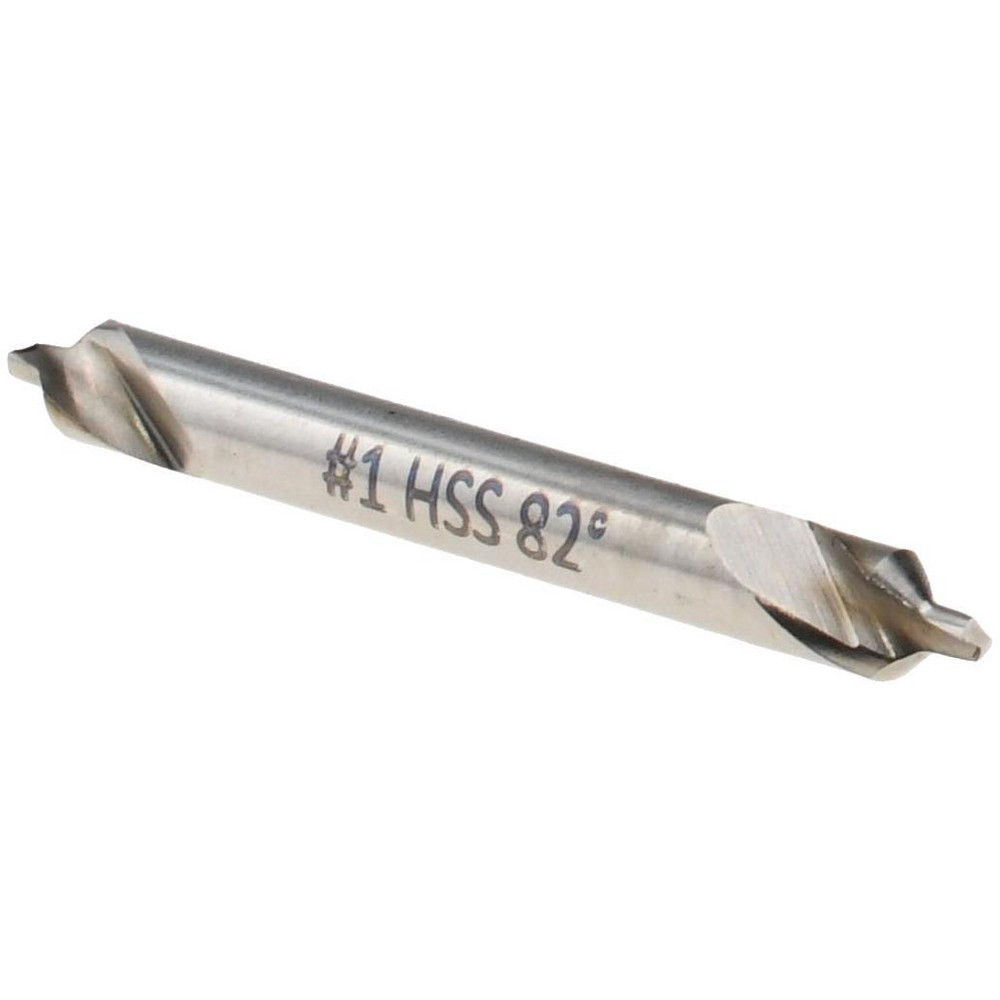 Magafor - Combination Drill & Countersink: #1, 1/8" Body Dia, High ...