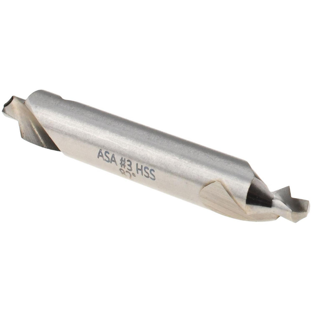 Magafor - Combination Drill & Countersink: #3, 1/4" Body Dia, High ...