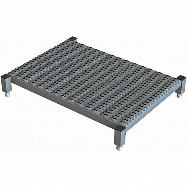 TRI-ARC - 1-Step Steel Adjustable Height Step Platform: 800 lb Capacity ...