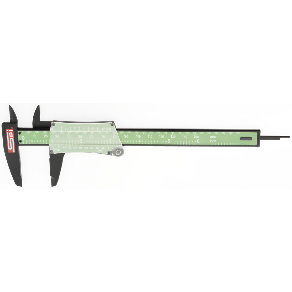 SPI - Vernier Caliper: 0 to 6", 0.002" Accuracy, 0.005" Graduation ...