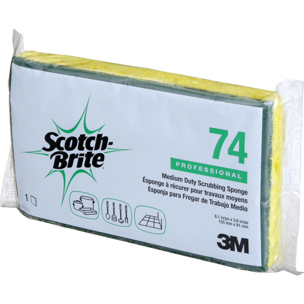 Scotch-Brite - Scotch-Brite™ Medium Duty Scrub Sponge 74, 6.1 in x 3.6 ...
