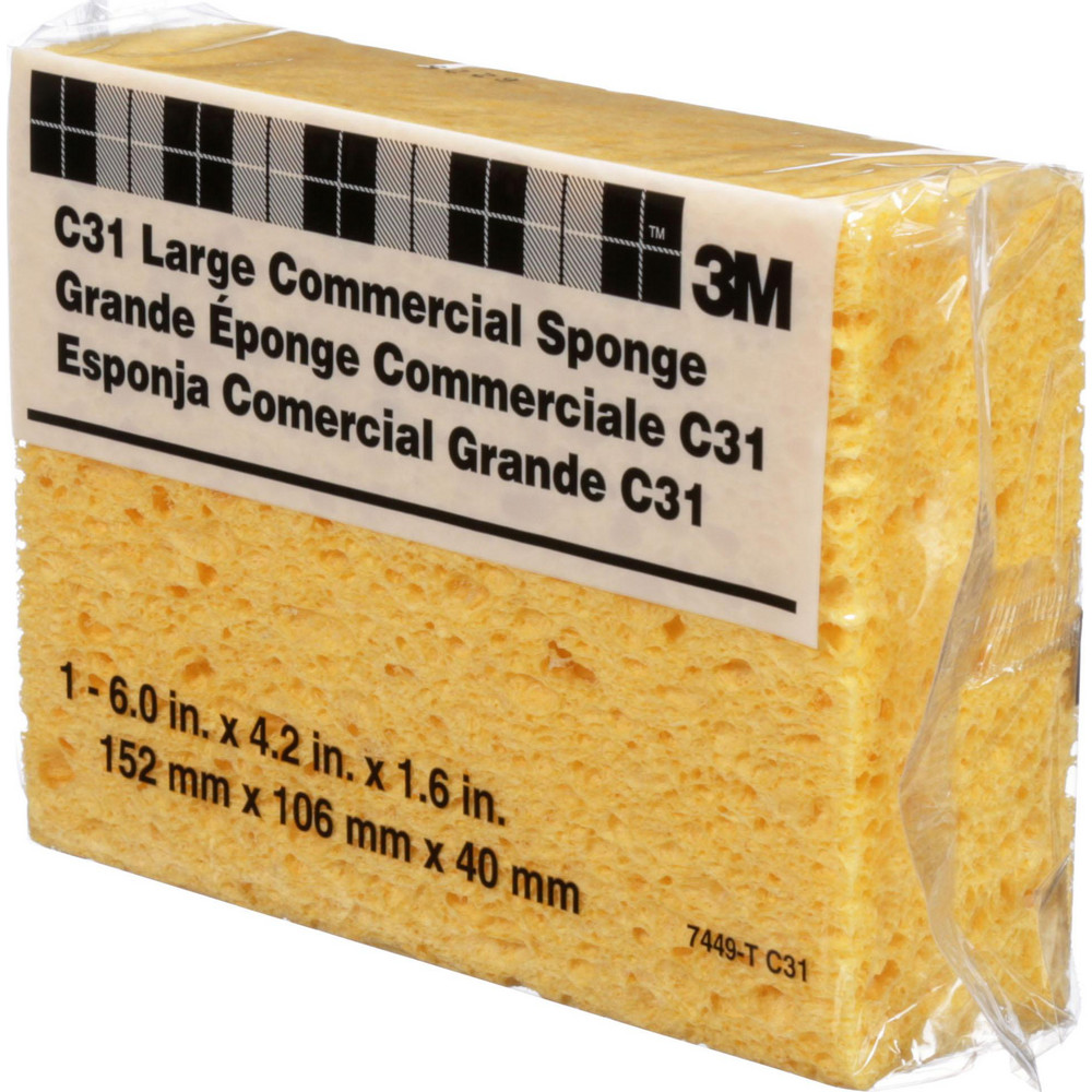 3M - Commercial Size Sponge C31, 6 in x 4.25 in x 1.625 in | MSC Direct