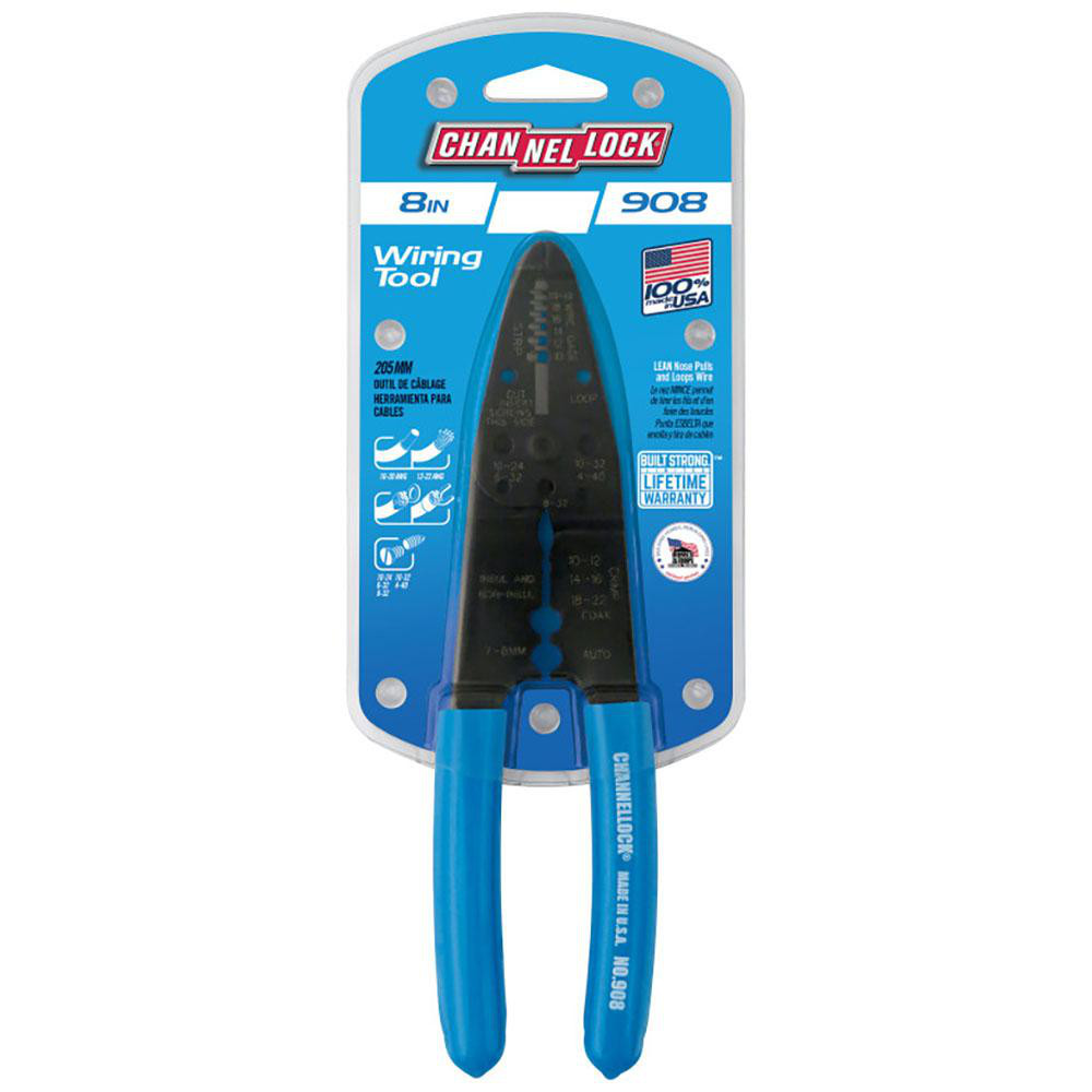 Channellock - Wire Stripper: 22 AWG to 10 AWG Max Capacity | MSC Direct