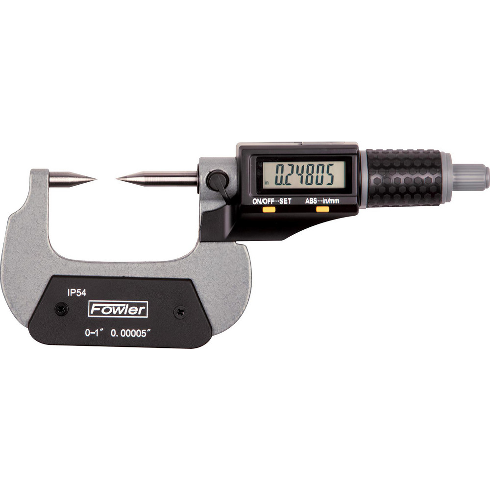 Fowler - Electronic Outside Micrometers: Micrometer Type: Digital ...