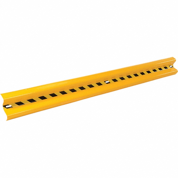 Vestil - Heavy-Duty Guard Rail: Yellow, Steel | MSC Direct